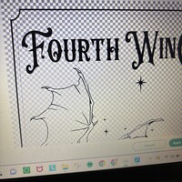 Fourth Wing Book Cover PNG Digital File-instant Download - Etsy Canada
