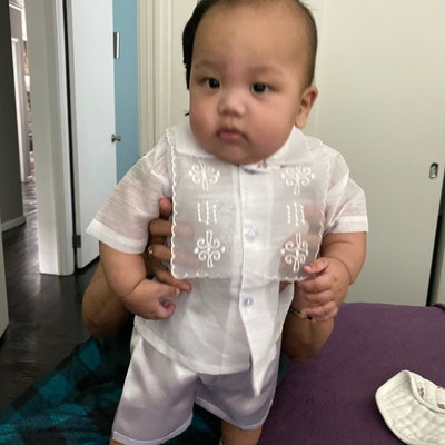 BARONG TAGALOG for Baby, Toddlers, BOYS Philippine National Costume ...