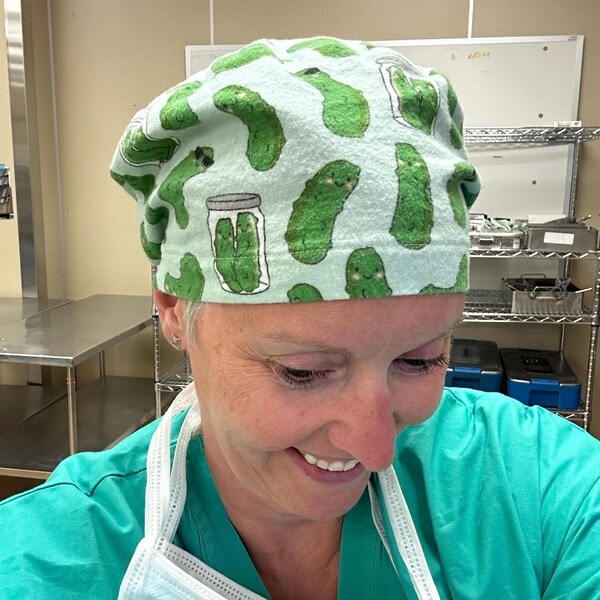 Lemurs Tropical Euro Scrub Cap,soft Scrub Caps for Women, Surgical Cap ...