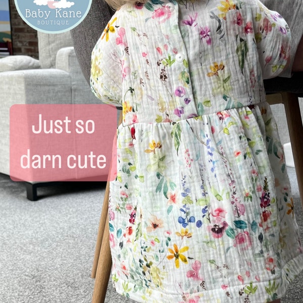 PDF Sewing Pattern for Tunic Dress Jacky. Summer Dress With Short ...