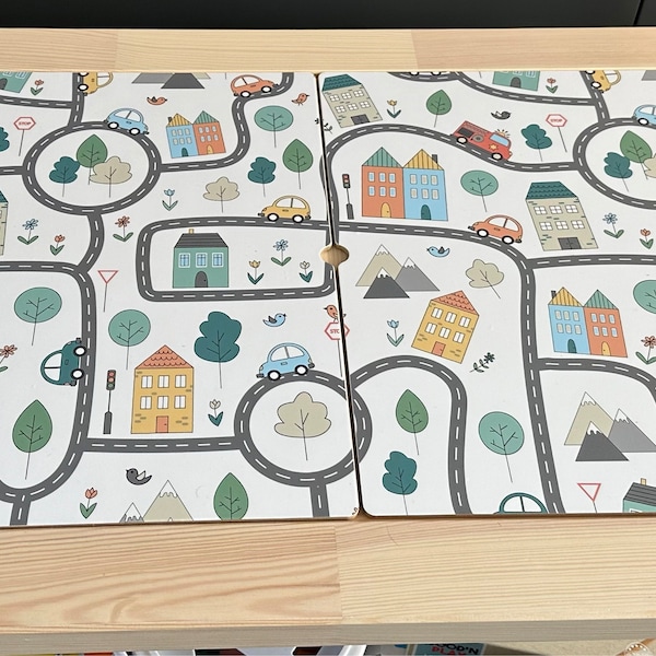 Ikea Kallax Expedit Decal Colorful Wooden Parquet Rack Sticker ...