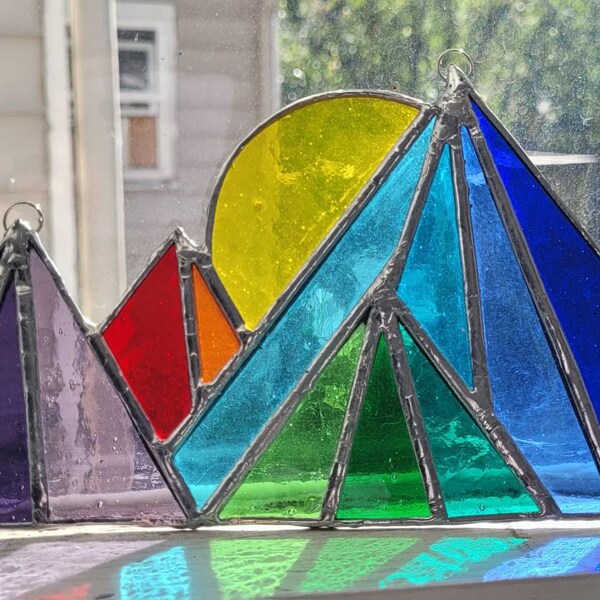 Moon Stained Glass Patterns, Stained Glass Flower Suncatcher Patterns ...