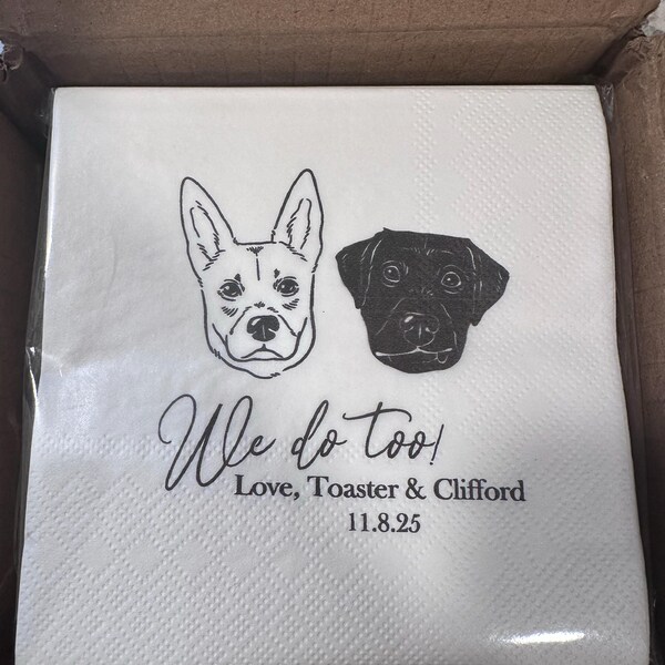 Custom Love Note Handwriting Napkins, Personalized Handwritten Note ...