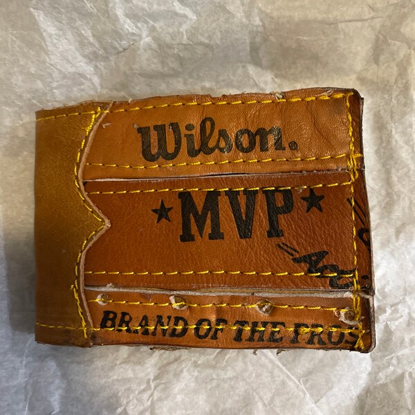 Repurposed Football Bifold Wallet With University of Nebraska ...