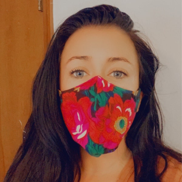 Metallic Floral Scarf Navajo Flower Scarf grandma Scarf saani Diné ...