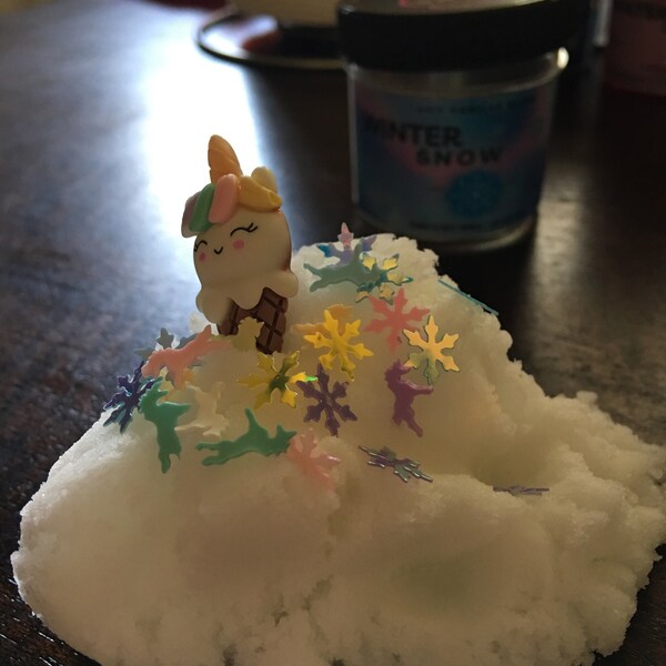 Peach Bingsu Crunchy Slime, Peaches, Slime Gifts, Scented Slime, Slime ...