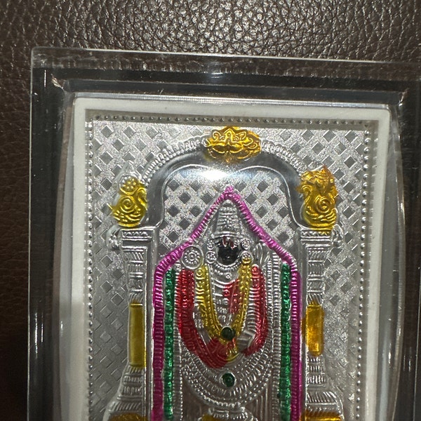 Large Pure Silver God Frame With Enamel Look. Ram Parivar God Frame ...
