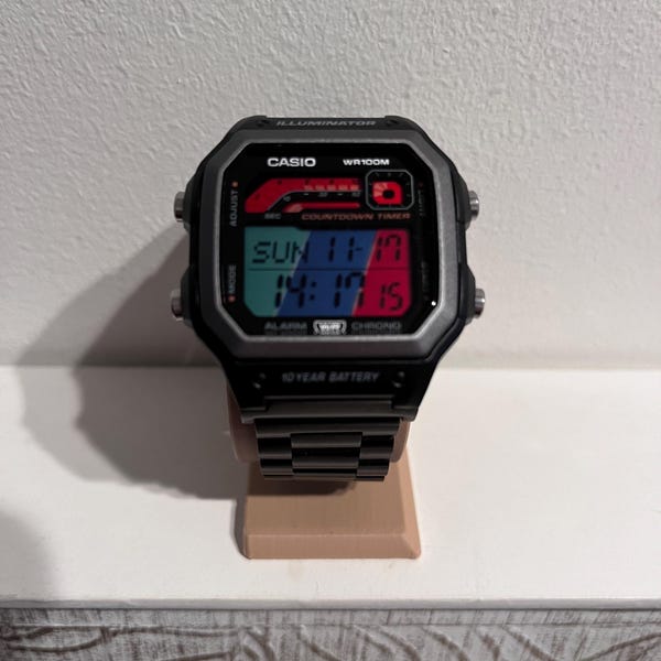Casio A171 Color Madness Modified Custom Casio A171 With Multi Color ...