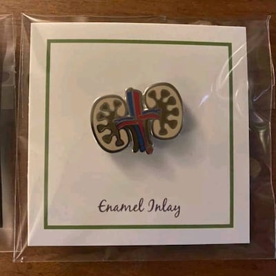 Kidney Enamel Lapel Pin EP109 Kidneys, Urinary Tract, Renal Failure and ...