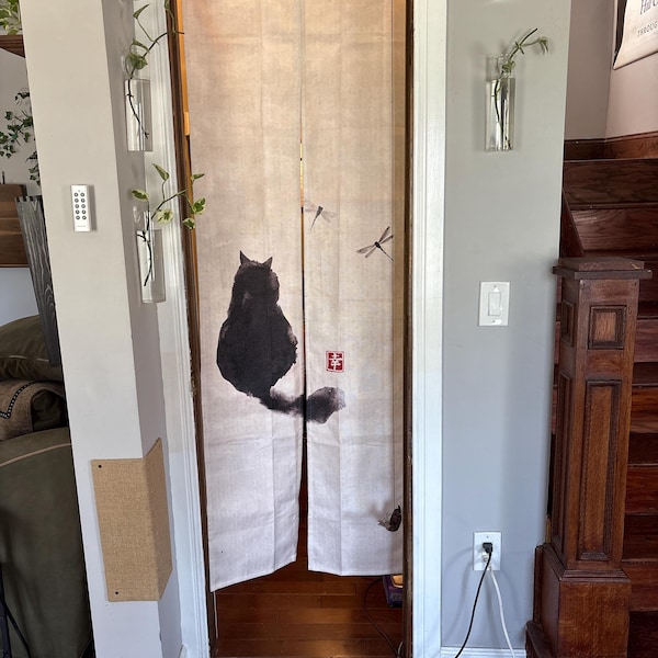 Custom Noren Curtain, Short Panel, 30+ Patterns, Doorway Curtains ...