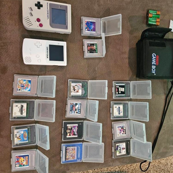 Custom IPS V3 Backlit Nintendo Gameboy Advance Clear Blue/sky Blue Opal ...