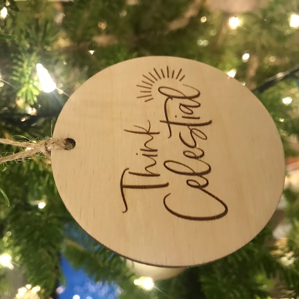 Think Celestial Temple Plaque, Lds Temple, Custom Gift, Wedding Gift - Etsy