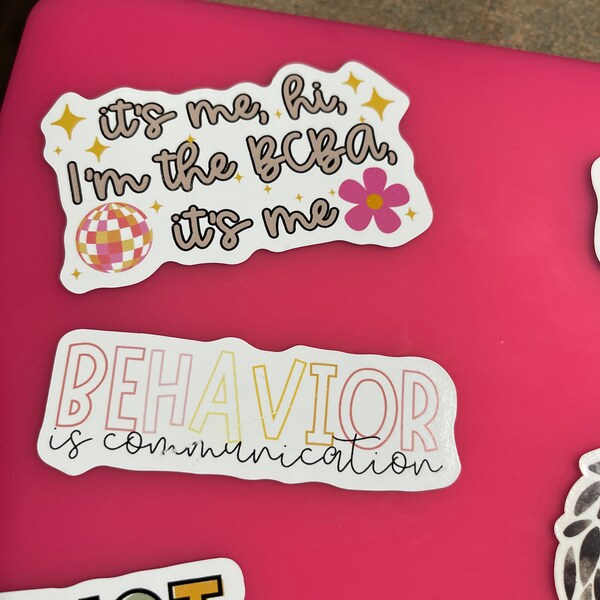 BCBA ABA Registered Behavior Analyst Sticker Special Education Sticker ...