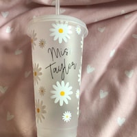Daisy Teacher Gift Personalised Teacher Gifts Daisy Cold Cup Daisy ...