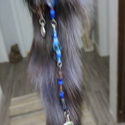 Custom Beaded Tail Keychain for Therians, Furries, Cosplay, Alternative ...