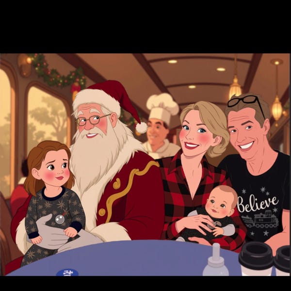 Custom Pixar-style Character, Personalised Family Portrait, Customized ...