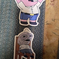 Glep Sleeping Vinyl Sticker - Etsy