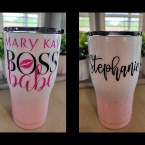Mary Kay Boss Babe Stainless Steel Tumbler. Please List Font Choice for ...
