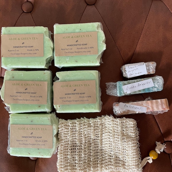 Evergreen Forest Soap Bars. Handmade Coldprocessed Soap Artisan Soap ...