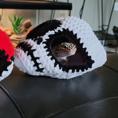 Skull Reptile, Invertebrate Hide, Crocheted Leopard Gecko Hide, Velvet ...