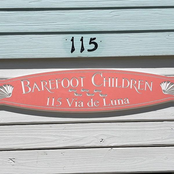 Personalized Custom PVC Sign for Your Beach Home Coastal Retreat ...
