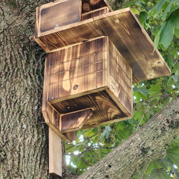 Squirrel House, Squirrel Nest Box, Wildlife Rehab Approved Squirrel Box ...