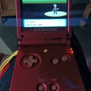 Pikachu cheekachu Custom Gameboy Advance SP Bundle W/ IPS V2 - Etsy