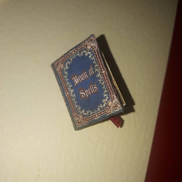 Book of Spells Dollhouse Miniature Book – 12th Scale OPENABLE Miniature ...