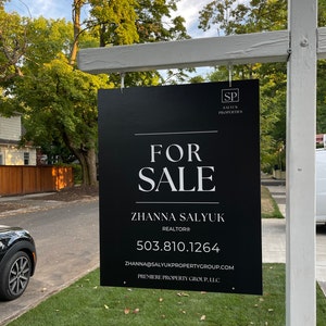 Real Estate Sign Real Estate Listing Yard Sign Custom for - Etsy