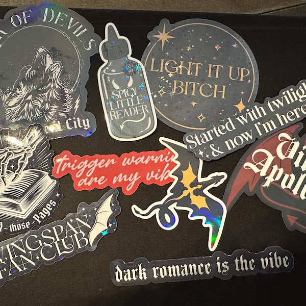 Light It up Crescent City Sticker / Sarah J Maas / SJM / Holographic ...