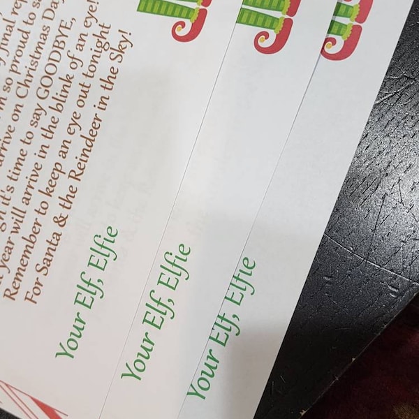 Editable Elf Retirement Letter | Digital Download + Printable | PDF ...