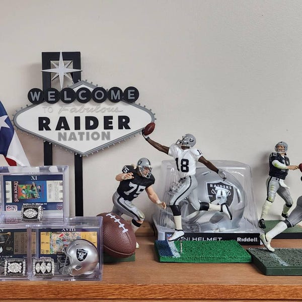Welcome to Fabulous Raider Nation Sign 3D Printed Model - Etsy