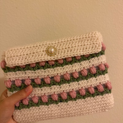 Crochet Tulip Book Cover/bible Cover - Etsy
