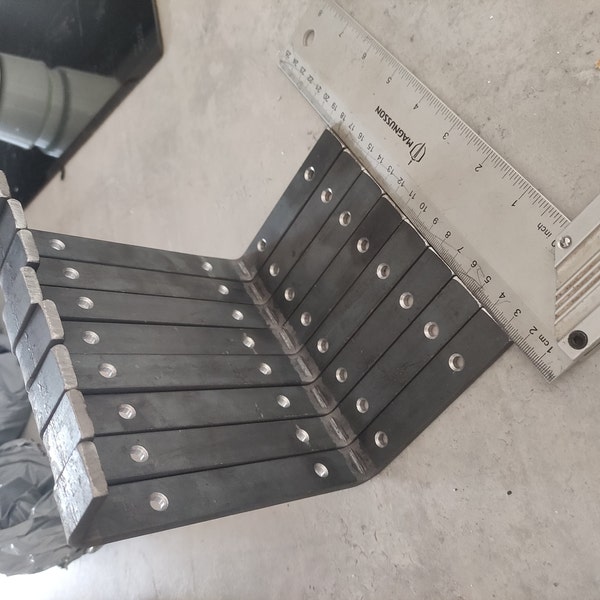 Raw Steel Shelving Brackets - J Brackets - Heavy Duty - Variety of ...