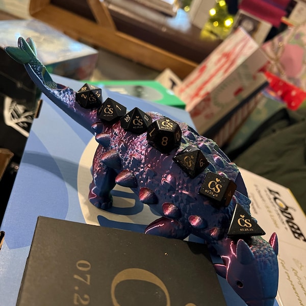 Angus the Ankylosaurus Dino Dice Holder | Dungeons and Dragons Dice ...