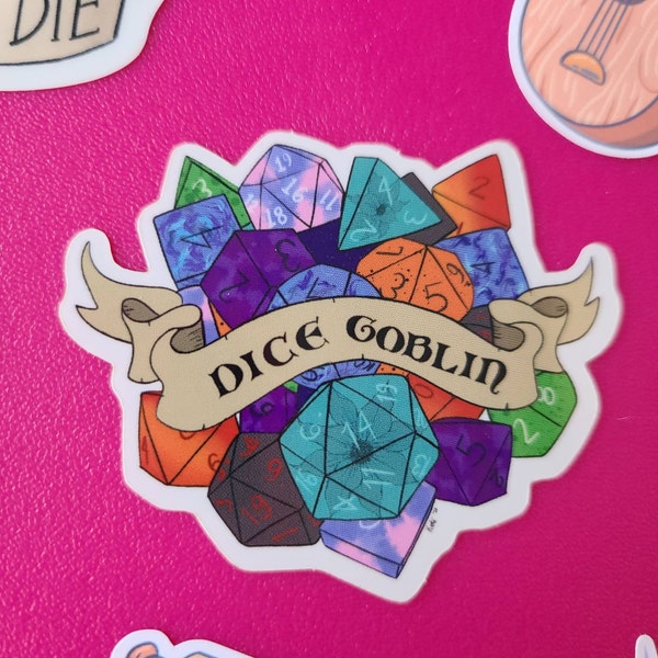 Magic Flower D20 Sticker - Etsy