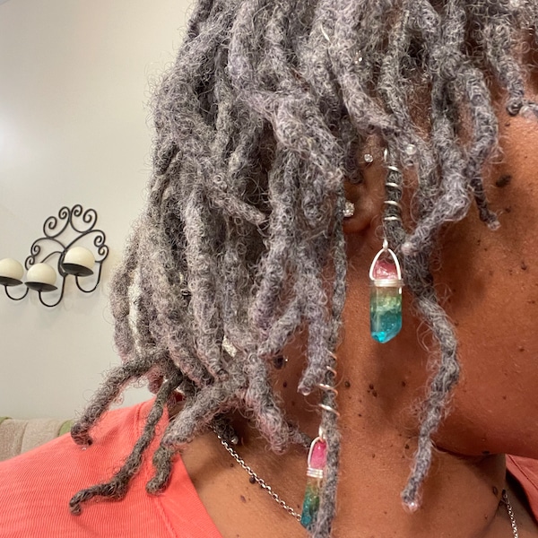 Sisterlock/microloc Jewelry With Obsidian and Black Owl - Etsy