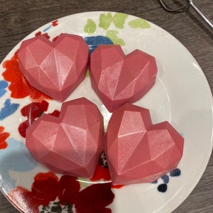 Diamond Heart 3D Cakesicle Silicone Mould Cake Gems Cake - Etsy UK