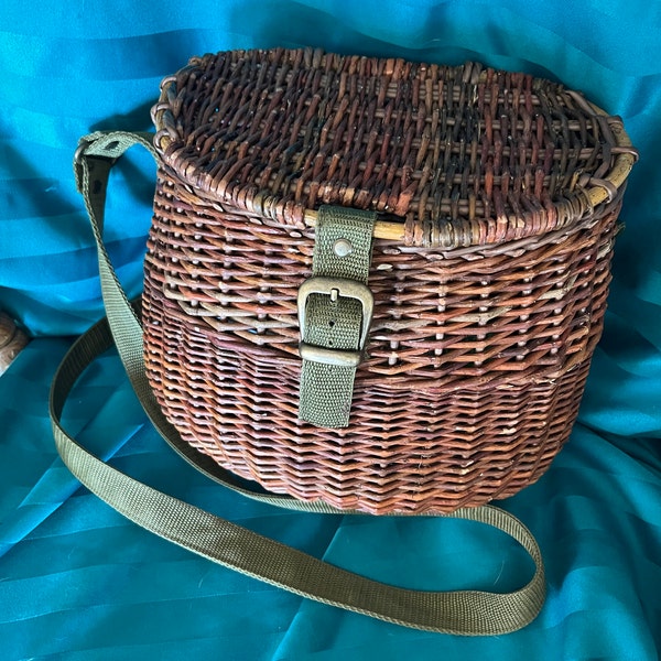 Farmer Market Wicker Backpack With Durable Canvas Straps - Etsy