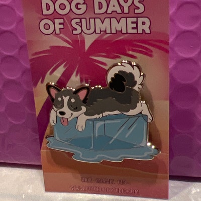 Enamel Pin: Bone Thief Hard Enamel Pin Spooky Pup Skeleton Dog ...