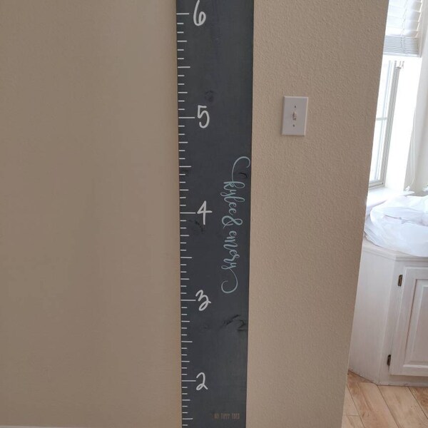 DIY Growth Chart Ruler Vinyl Decal Kit - Girl's Style - Etsy