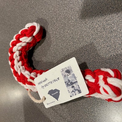 Black Spider Dog Rope Toy, Handmade Sustainable Dog Rope Toys, Toys for ...