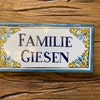 Green Italian House Number Tile, Signs for Home, Personalized Tile ...