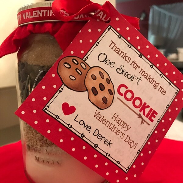 Teacher Valentine's Day Card Cookies - Smart Cookie - Printable ...
