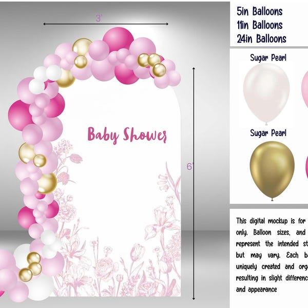 Balloon Menu Template for Balloon Business With Editable Colour ...