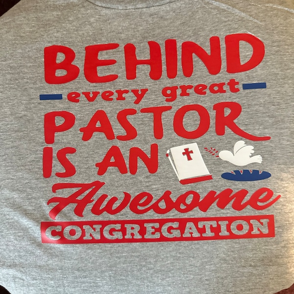 Behind Every Great Pastor is an Awesome SVG, SVG Congregation Love Png ...