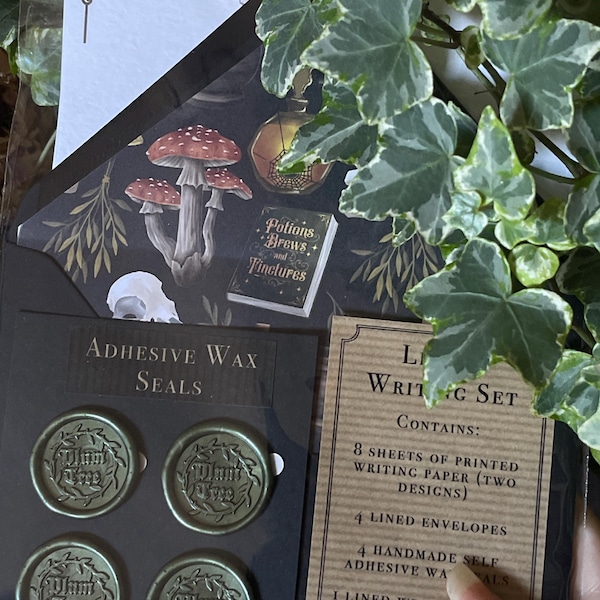 Witchy Letter Writing Set With Wax Seals | Stationery Set | RPG ...