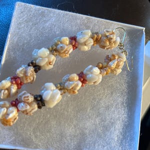 100% Genuine Niihau Pikake Shell Lei Jewelry, Ke’o Ke’o 3-strand 32 ...