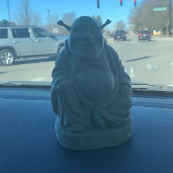 Shrek Buddha Model - 3D Print Statue for Office, Dorm or Bedroom - Etsy