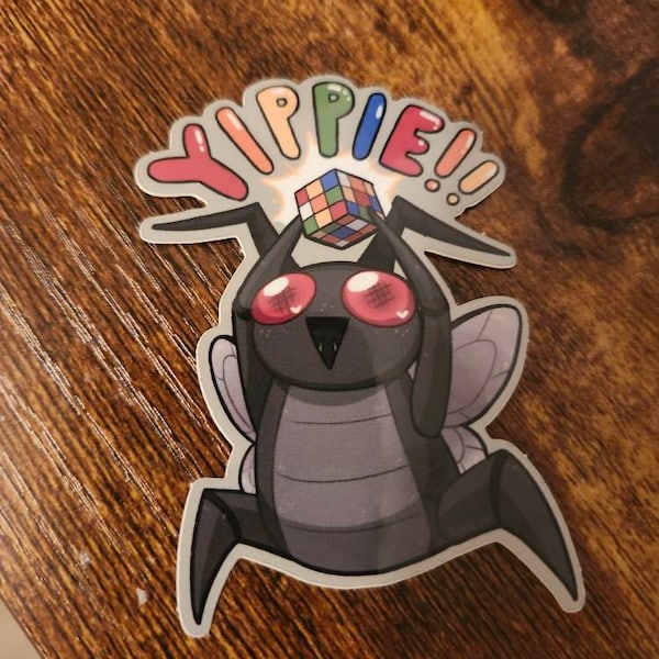 Loot Hoarding Bug YIPPIE 3 Inch Glossy Vinyl Sticker (lethal Company ...